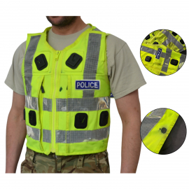 Kamizelka Taktyczna Odblaskowa Policyjna Hi Vis British Police st. dst ...